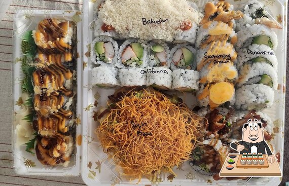 Menu at Kuma Sushi restaurant, Winnipeg