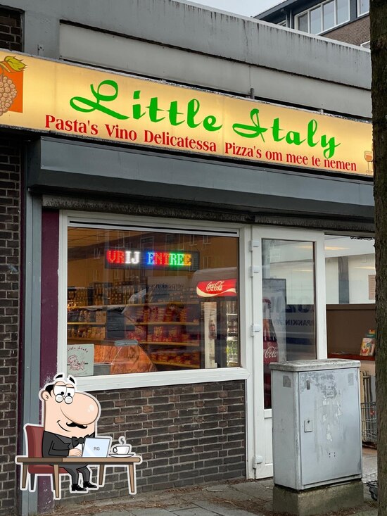 Menu at Little Italy, Rotterdam