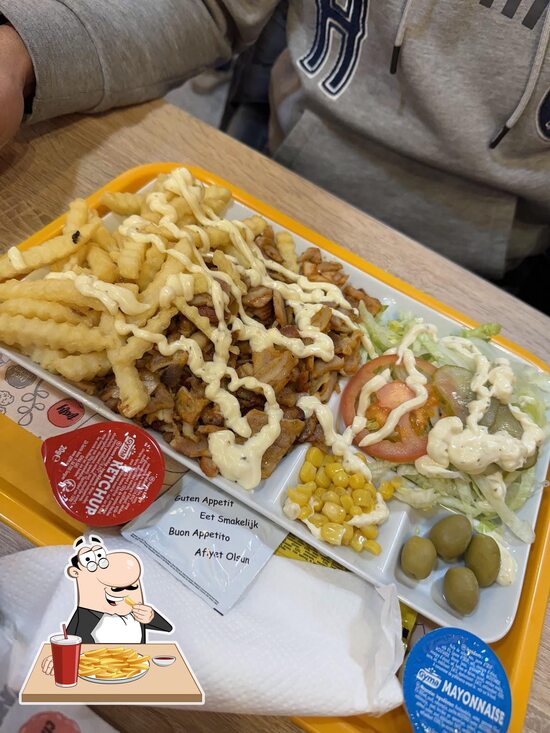 Menu at CTR Chicken Gare restaurant, Luxembourg City