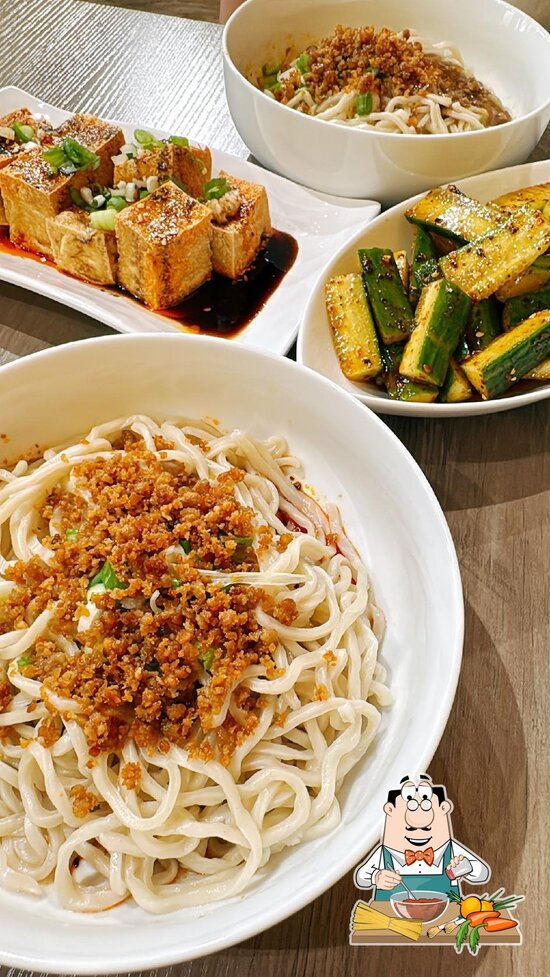 Menu at Chengdu Noodles restaurant, Niagara Falls