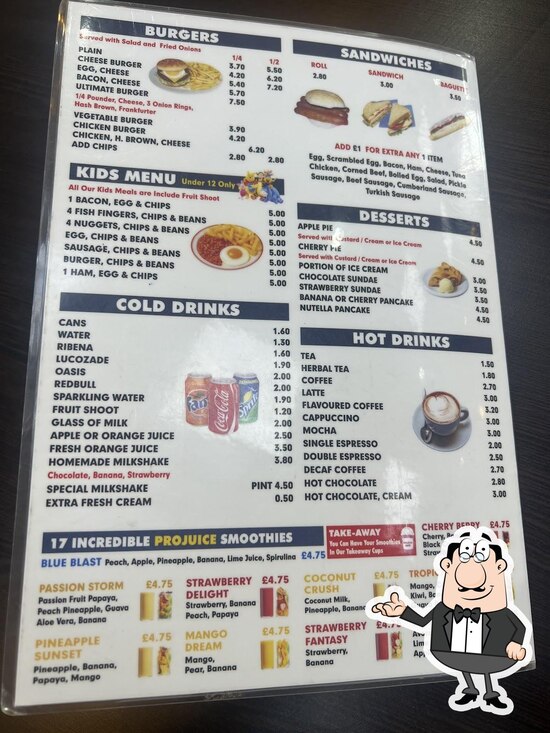 Courtlands Cafe Bistro, Watford - Restaurant menu, prices and reviews