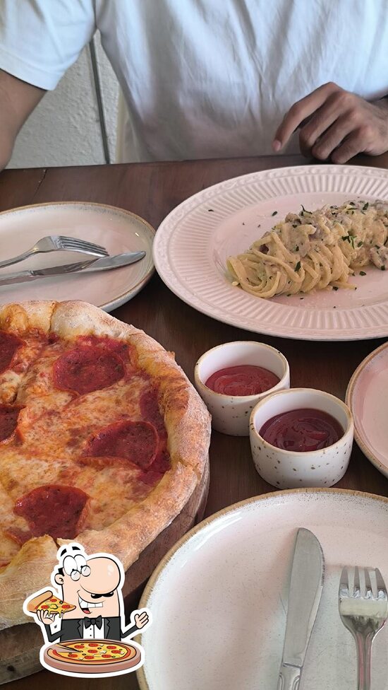Menu at Jojo’s Pizza restaurant, Denpasar