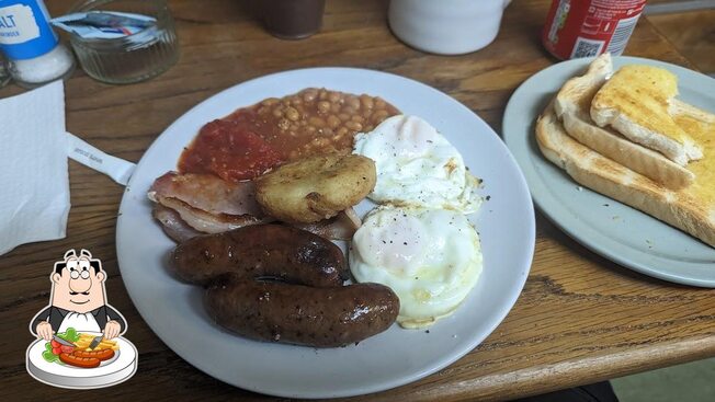 Menu at Halfway House Cafe, Bury