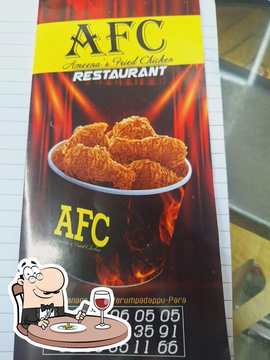 AFC, Perumbadappu - Restaurant menu, prices and reviews