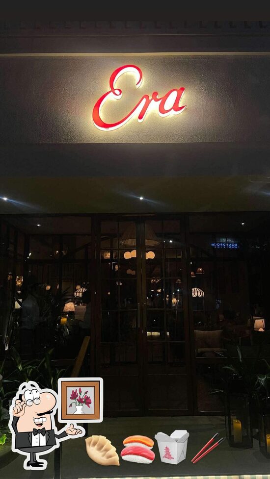 Menu at Era, Mumbai