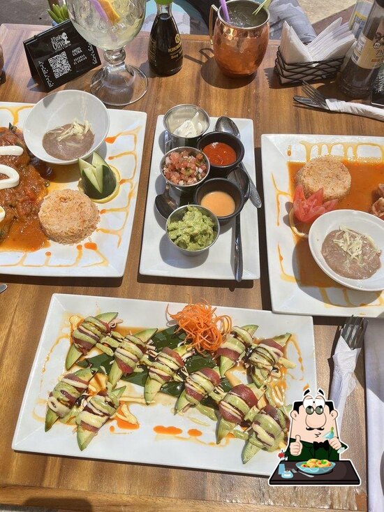 Menu at The Funky Olive restaurant, bar, pizza & sushi, Cabo San Lucas