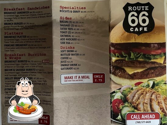 Route 66 Cafe, Barstow - Restaurant menu, prices and reviews