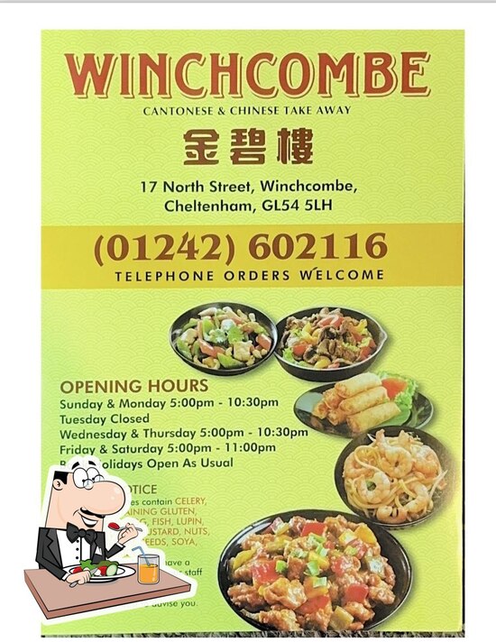 Winchcombe Chinese Takeaway, Winchcombe - Restaurant menu, prices and ...