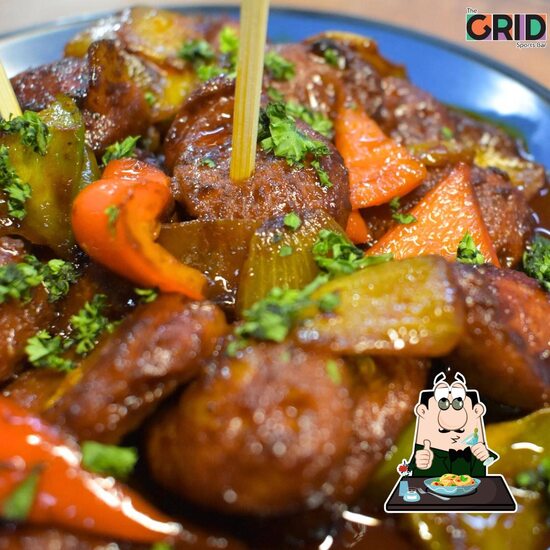 Menu at The Grid Sports bar, Quezon City