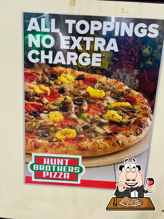 Menu at Hunt Brothers Pizza restaurant, Jefferson