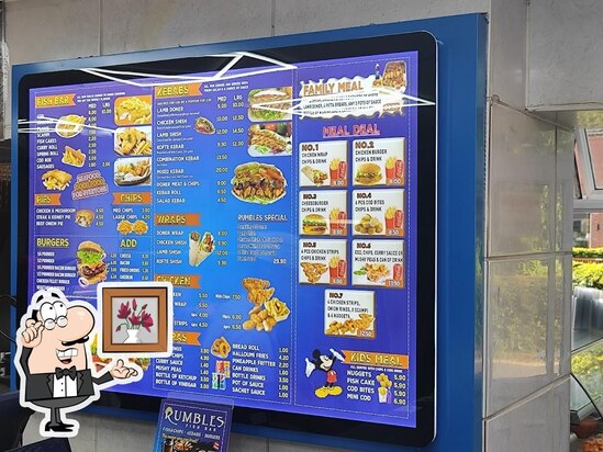 Rumbles Fish Bar, East Harling - Restaurant menu, prices and reviews