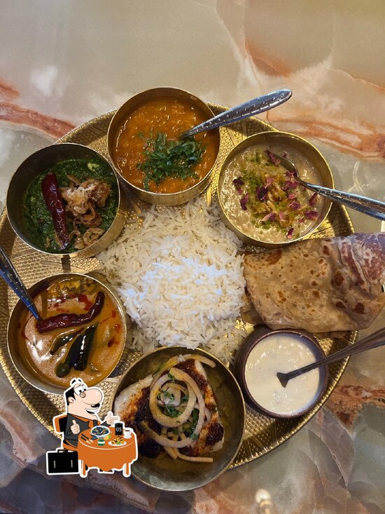 Menu at Manthan restaurant, London
