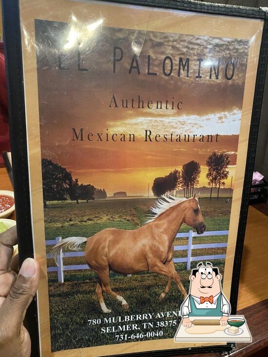 Menu at El Palomino Mexican Restaurant, Selmer