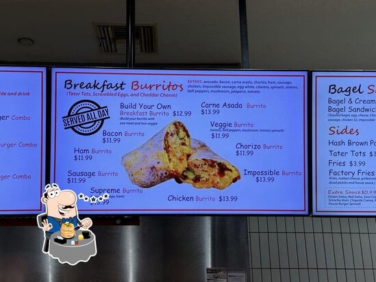 Carta del restaurante The Breakfast Factory, Brea