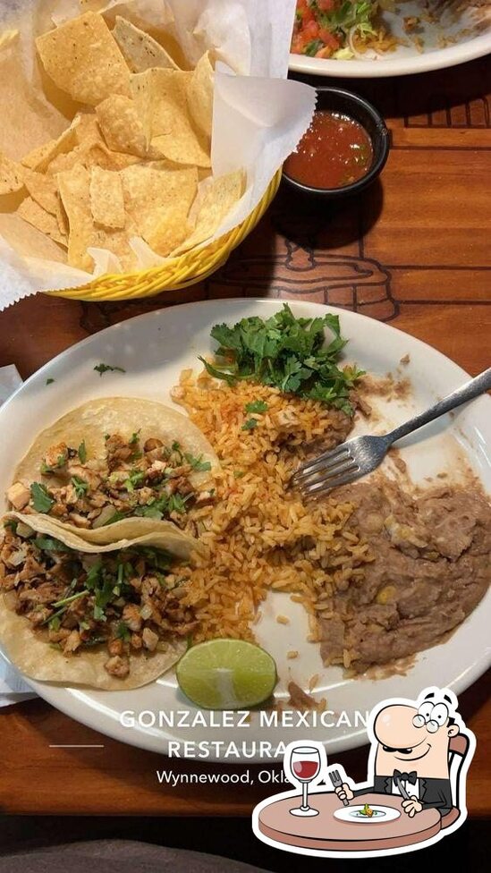 Menu at Gonzalez Mexican Restaurant, Wynnewood