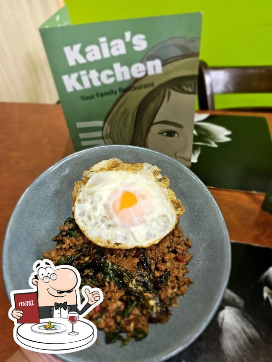 Menu at Kaia's Kitchen restaurant, Harristown