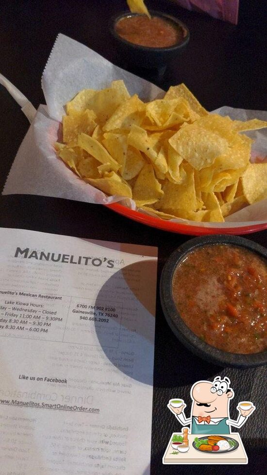 Menu at Manuelito's Mexican Restaurant, Lake Kiowa