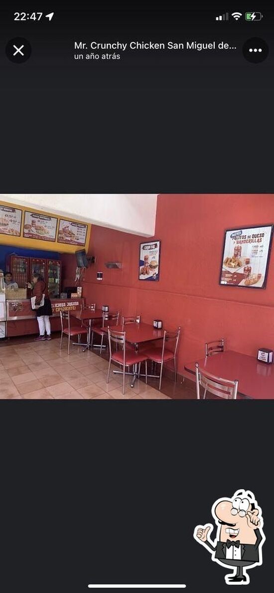Carta del restaurante Mr. Crunchy Chicken, San Miguel del Allende