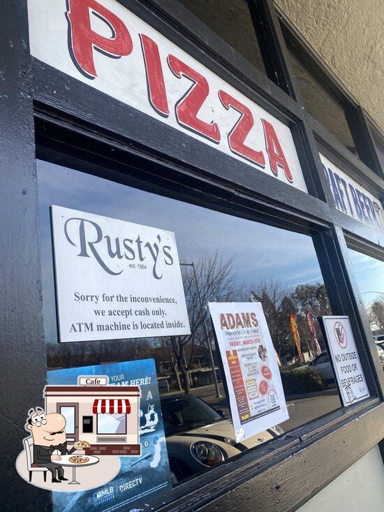 Menu at Rusty's pub & bar, Tracy