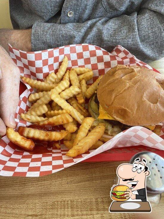 Menu at Stuffy's Frosty Jug restaurant, Dickson