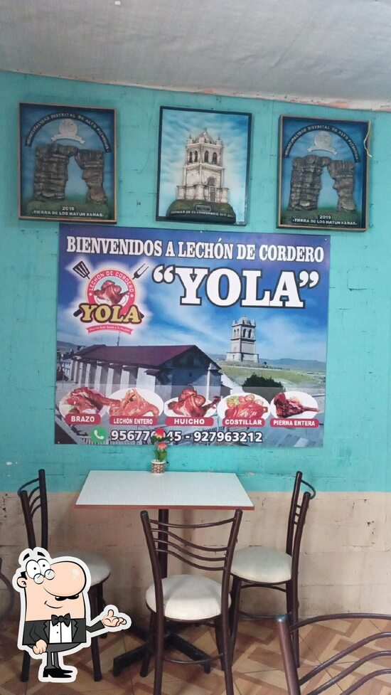Carta del restaurante Lechon De Cordero «YOLA», Espinar