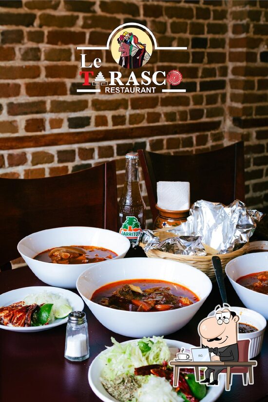 Carta del restaurante Le Tarasco, Montréal