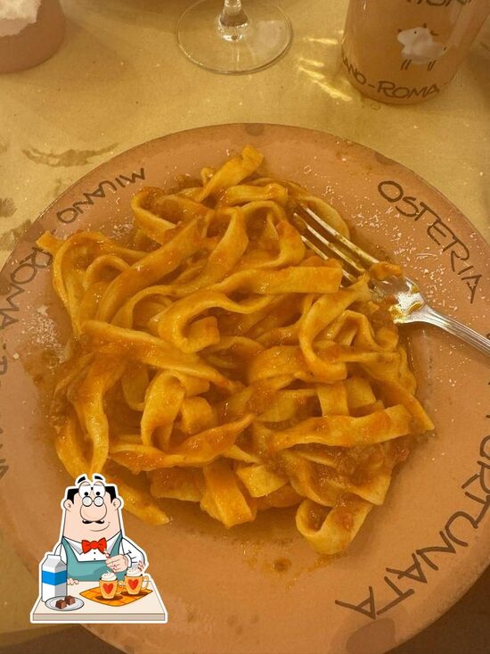 Menu at Osteria del Cinghiale Bianco restaurant, Florence