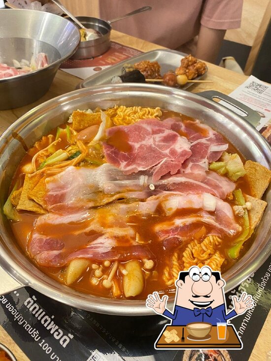 Menu at Dookki Korean Topokki Buffet restaurant, Choeng Noen