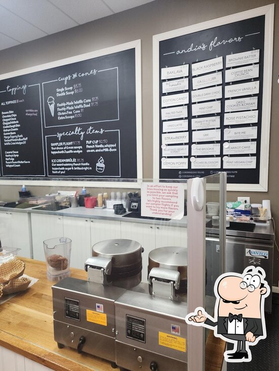 Andia's Ice Cream, Cary - Restaurant menu, prices and reviews