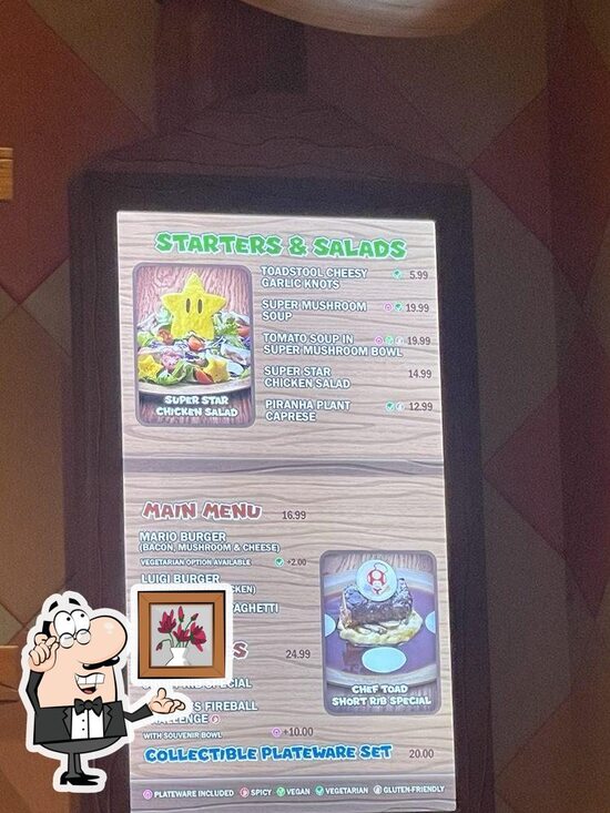 Toadstool Cafe, Universal City - Restaurant menu, prices and reviews