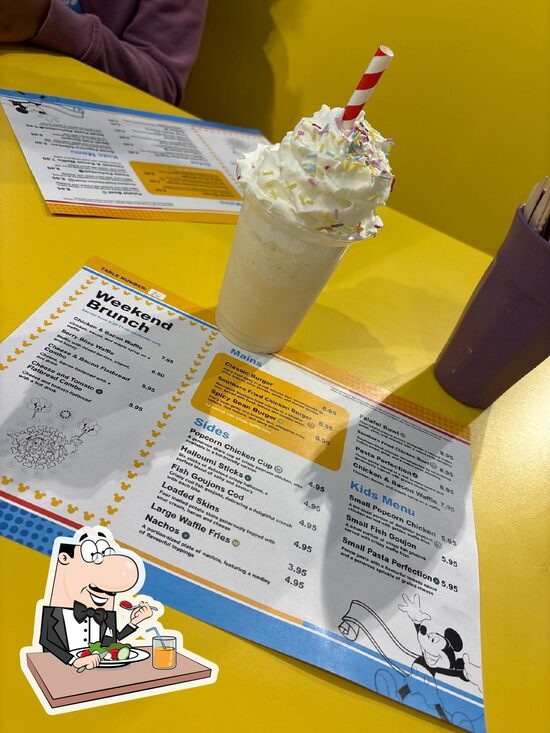 Menu at Primark Café with Disney cafe, Birmingham