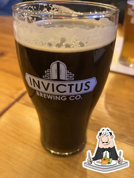 Menu at Invictus Brewing Company restaurant, Blaine