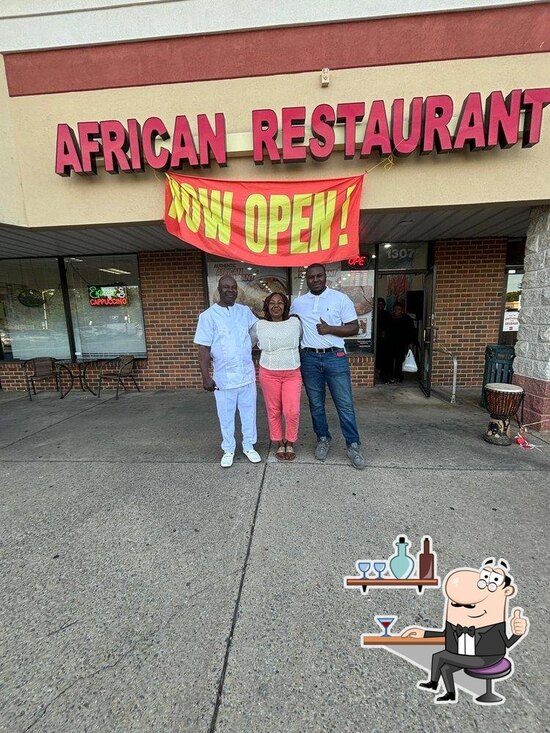 Menu at African Restaurant, Germantown