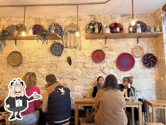Menu at Gamila Cantine Marocaine restaurant, Paris, 25 Rue Godot de Mauroy