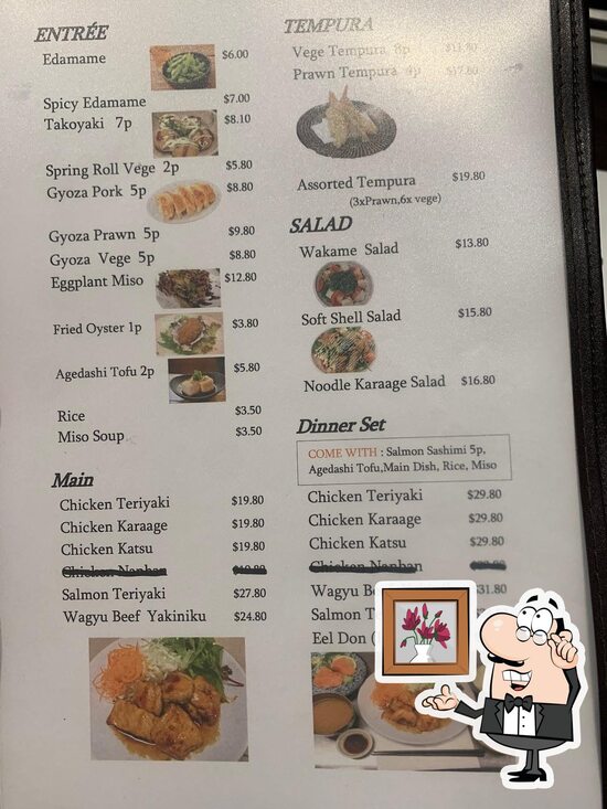 Taiki Sushi Restaurant, Carlton - Restaurant menu, prices and reviews
