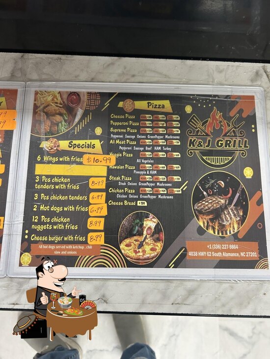 K & J Grill & Grocery, Alamance - Restaurant menu, prices and reviews