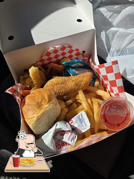 Menu at Fry Daddy's restaurant, Conroe