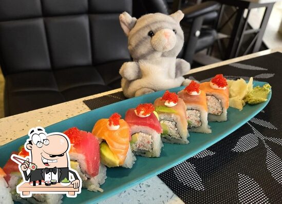 Menu at Sam Sushi restaurant, Grande Prairie