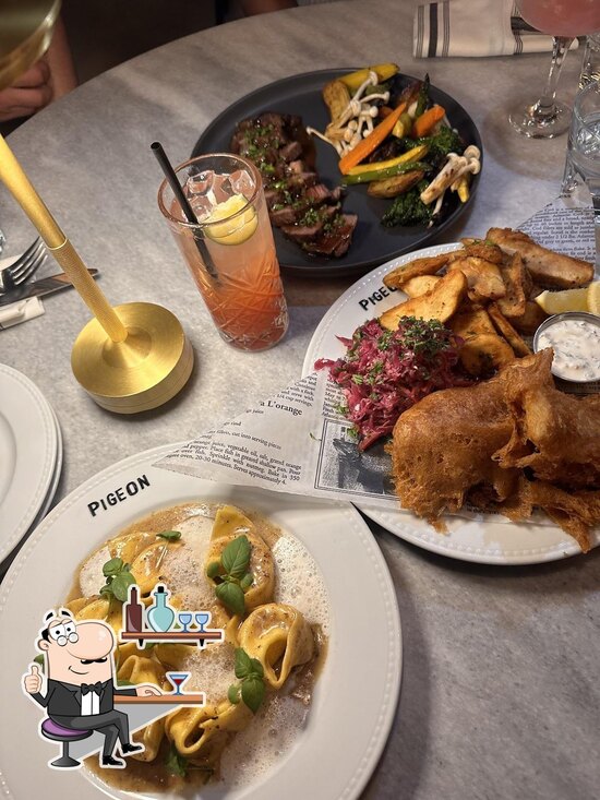 Pigeon Café & Bar, Toronto, St. Andrew (métro de Toronto) - Menu du ...