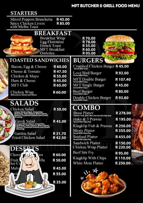 MFT restaurant and grill - Menú del restaurante, precios y reseñas