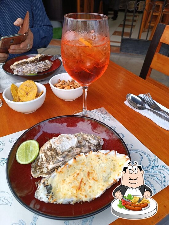 Menu at La Ostrería restaurant, Lima, Sta. Rosa 131